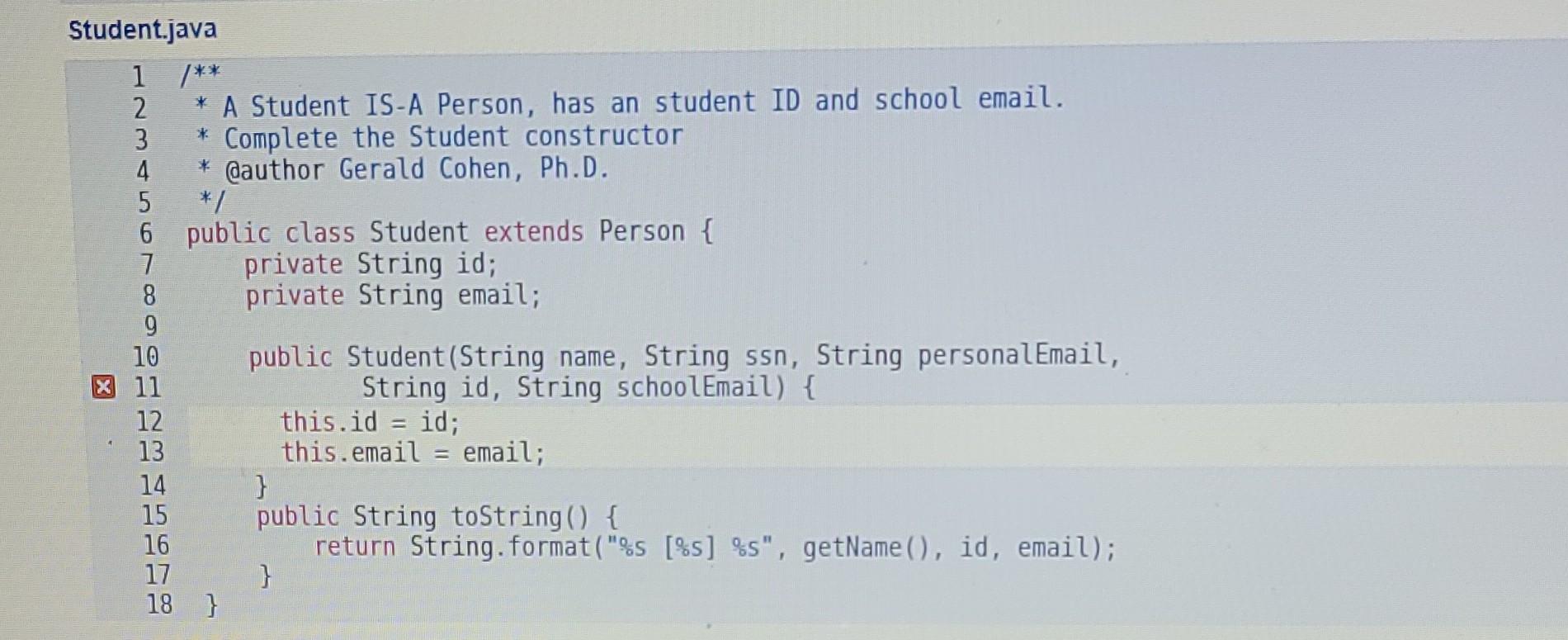 Employee.javaHourlyEmployee.javaPerson.javaI/If p is | Chegg.com