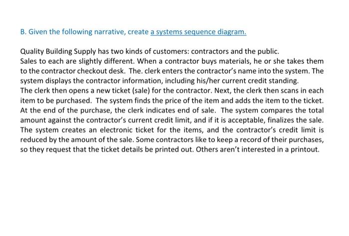Solved Q2: Consider the following problem description: When | Chegg.com