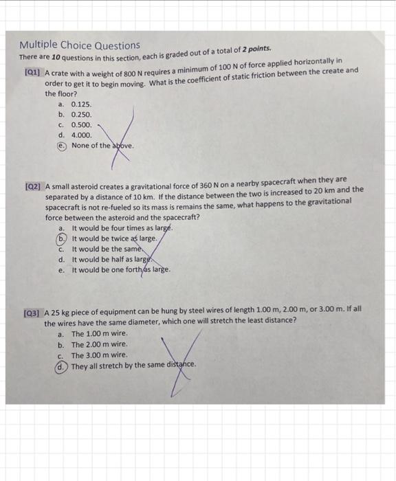 Solved Multiple Choice Questions There are 10 questions in | Chegg.com