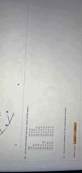 Solved Consider the experiment of tossing a coin three | Chegg.com