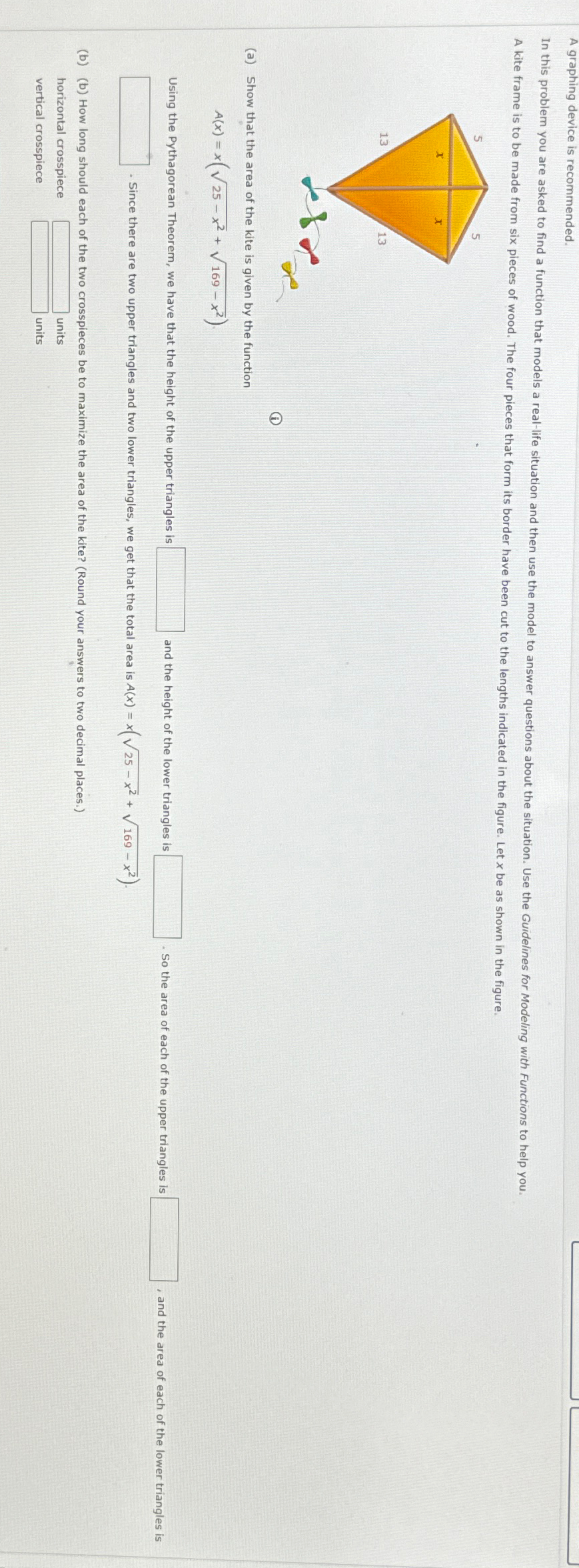Solved A graphing device is recommended.In this problem you | Chegg.com