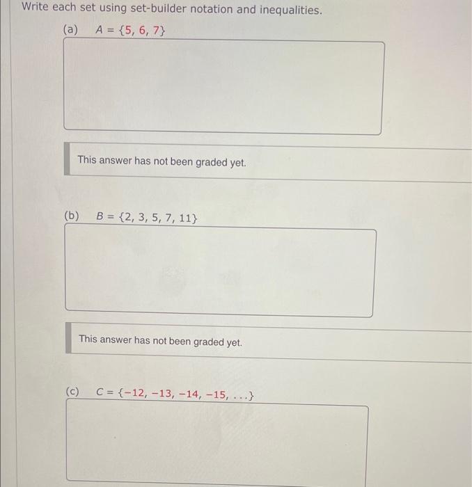 Solved Write each set using set-builder notation and | Chegg.com