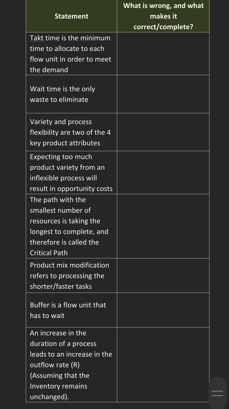 Solved Statement What is wrong, and what makes it | Chegg.com