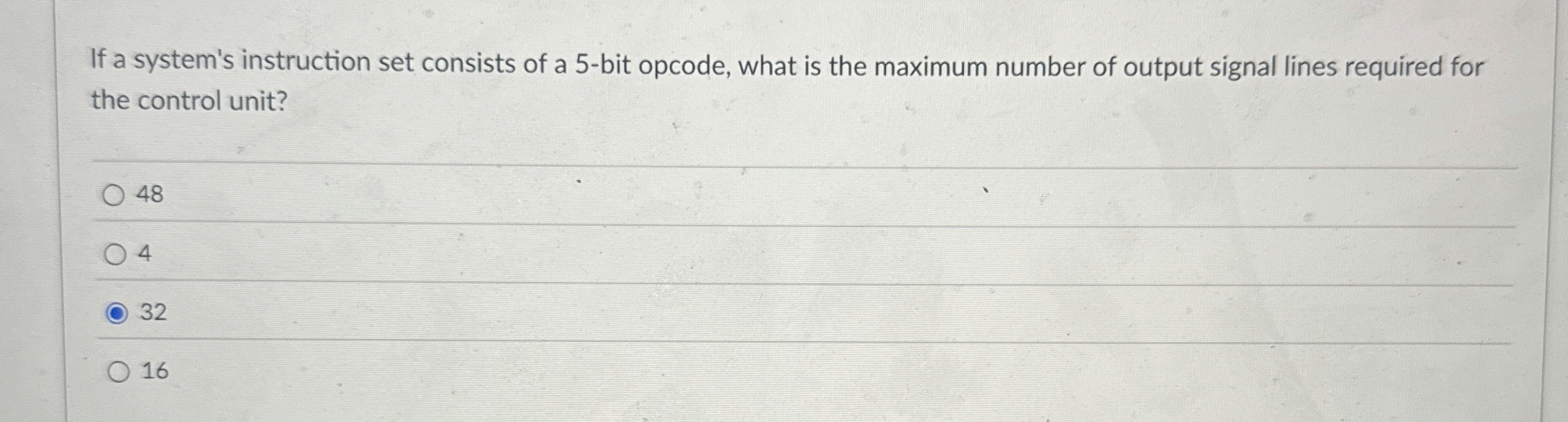 Solved If a system's instruction set consists of a 5-bit | Chegg.com