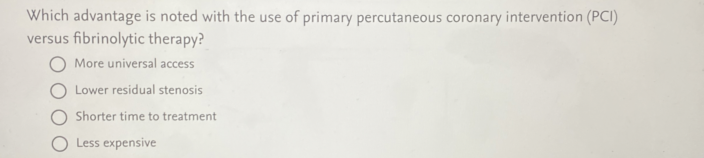 Solved Which advantage is noted with the use of primary | Chegg.com