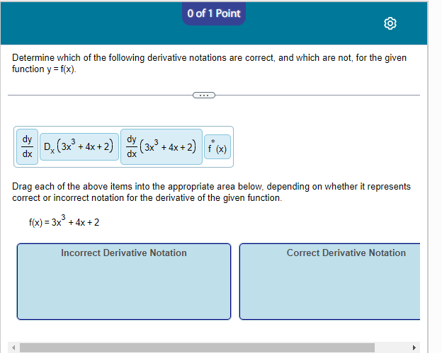 Solved Determine which of the following derivative notations | Chegg.com