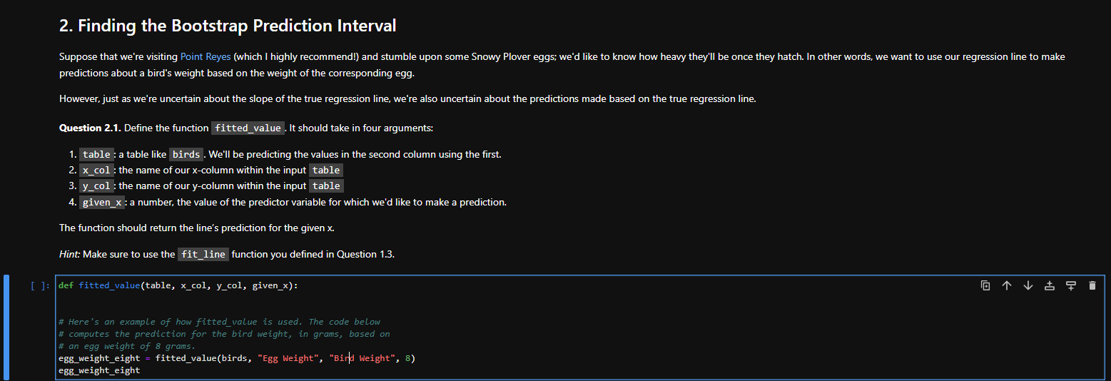 Solved Finding the Bootstrap Prediction Intervalpredictions | Chegg.com