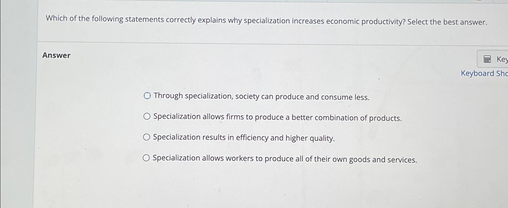 Solved Which of the following statements correctly explains | Chegg.com