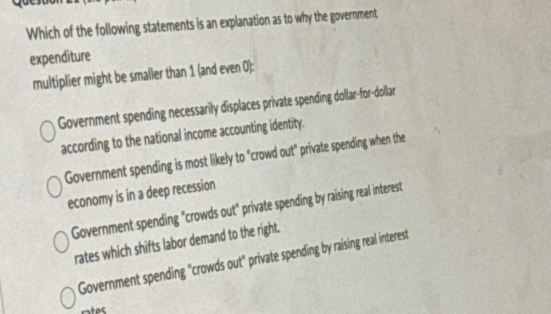 Solved Which of the following statements is an explanation | Chegg.com