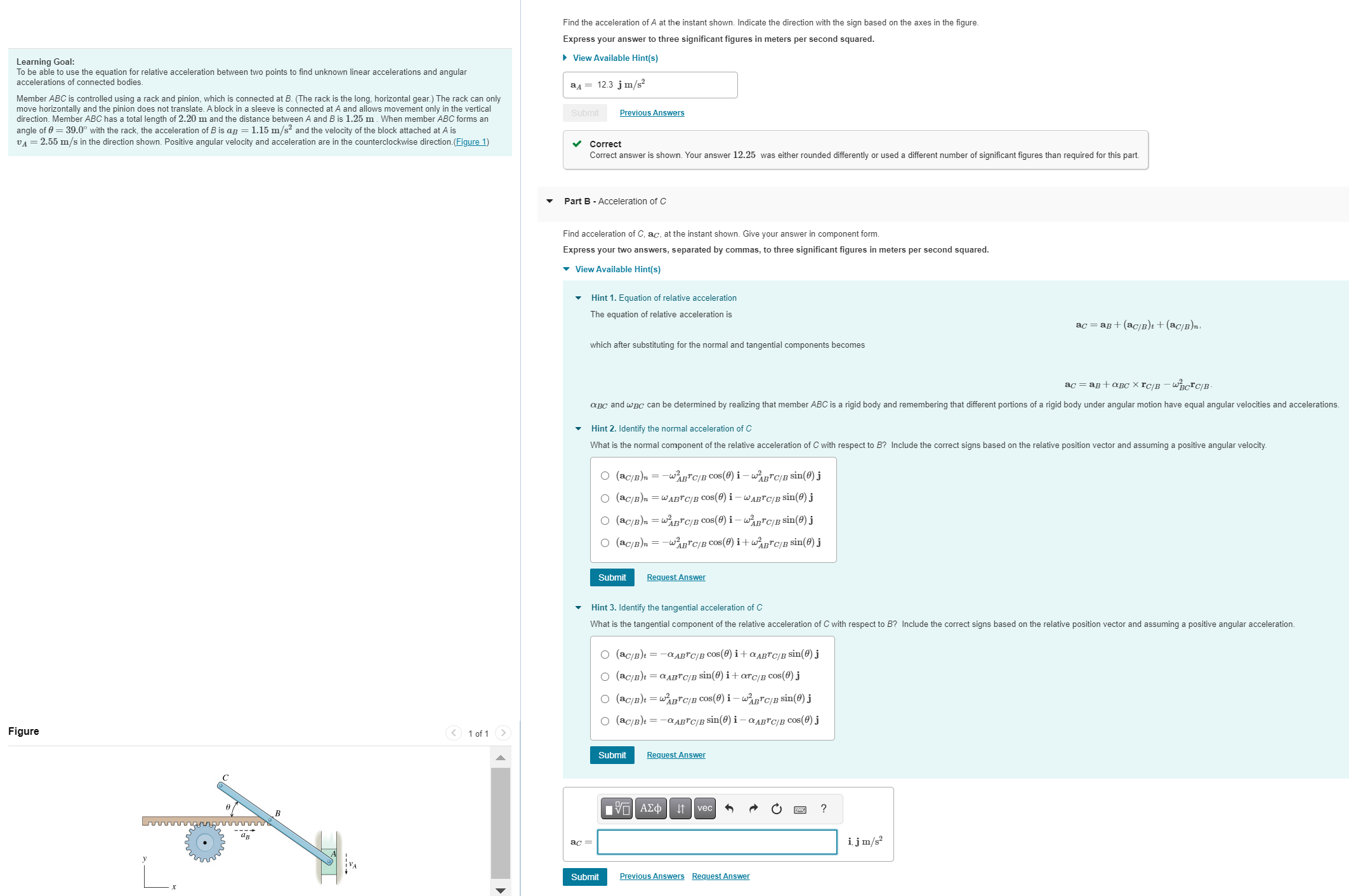 SOLVE FOR PART B. ﻿THE ANSWER SHOWN IS INCORRECT Find | Chegg.com