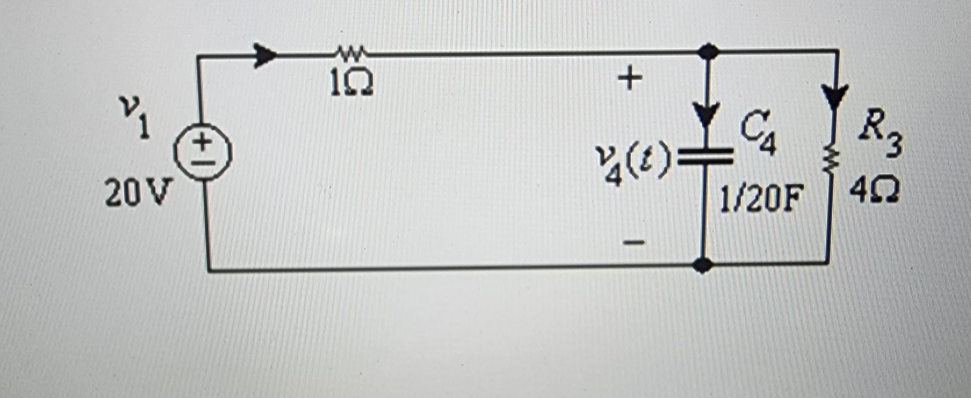 Solved In the circuit given below, the initial condition of | Chegg.com