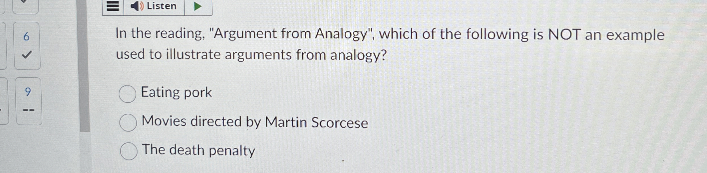 Solved 6In the reading, "Argument from Analogy", which of | Chegg.com