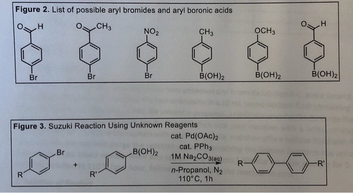 Solved Figure 2 shows the possible reagents for a suzuki | Chegg.com