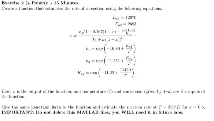 Solved Facercise 2 (4 Points)a - 15 Minutes Cinate a | Chegg.com