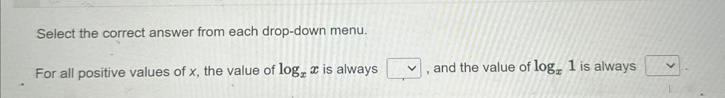 Solved Select the correct answer from each drop-down | Chegg.com