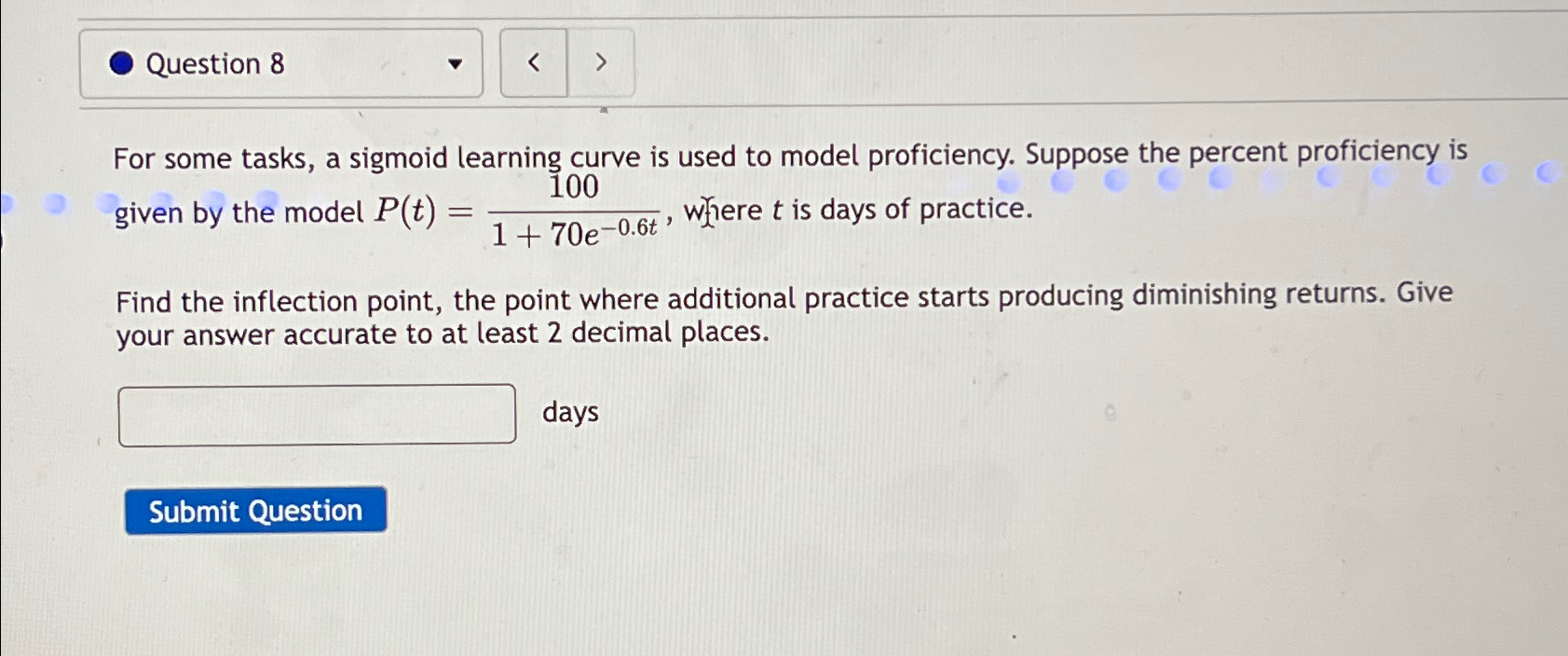 Solved For some tasks, a sigmoid learning curve is used to | Chegg.com