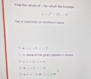 Solved Find the values of x ﻿for which the | Chegg.com