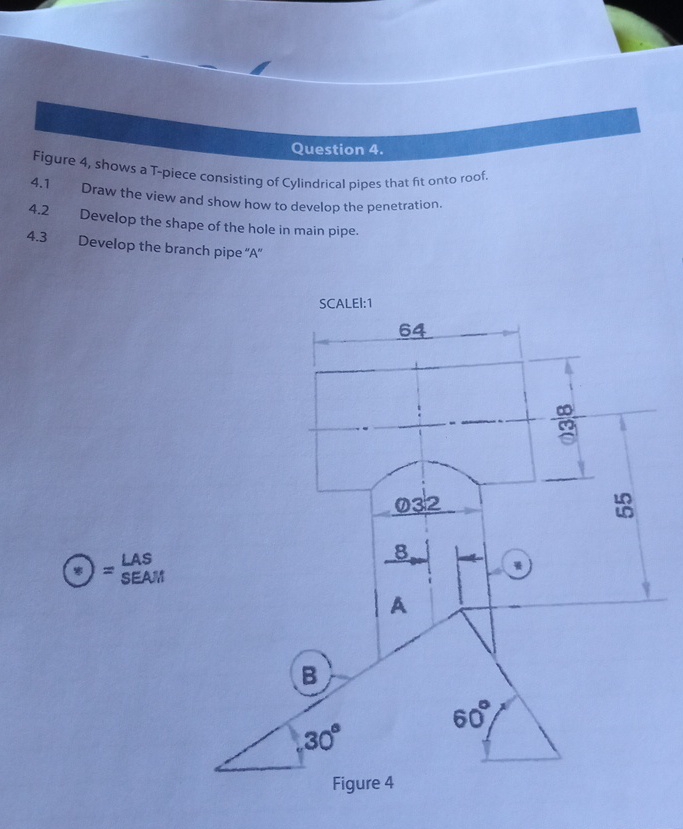 Solved Question 4.Figure 4, shows a T-piece consisting of | Chegg.com Solved Question 4.Figure 4, shows a T-piece consisting of | Chegg.com