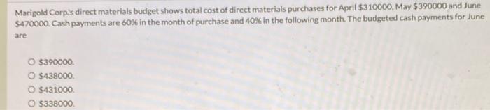 Solved The formula for computing the direct labor budget is | Chegg.com