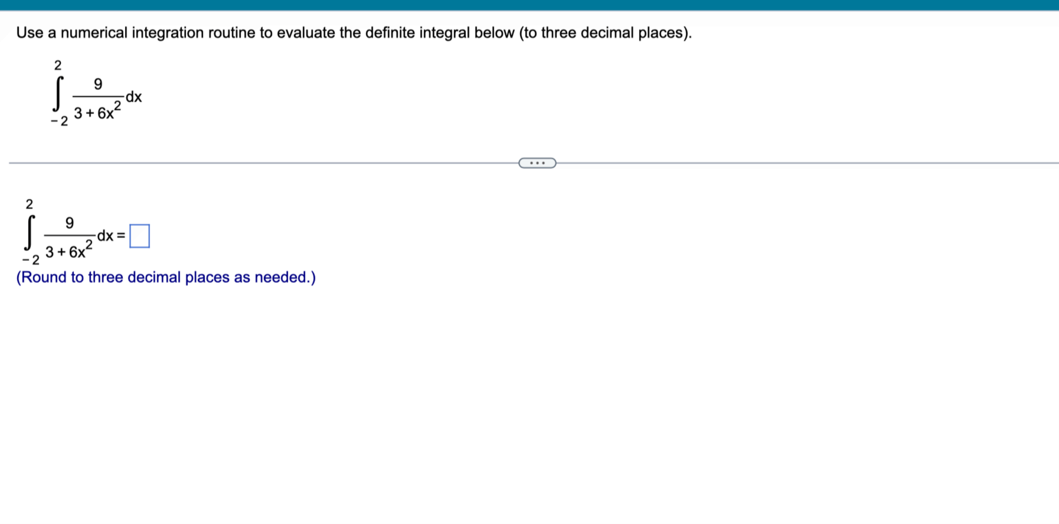Solved Use a numerical integration routine to evaluate the | Chegg.com