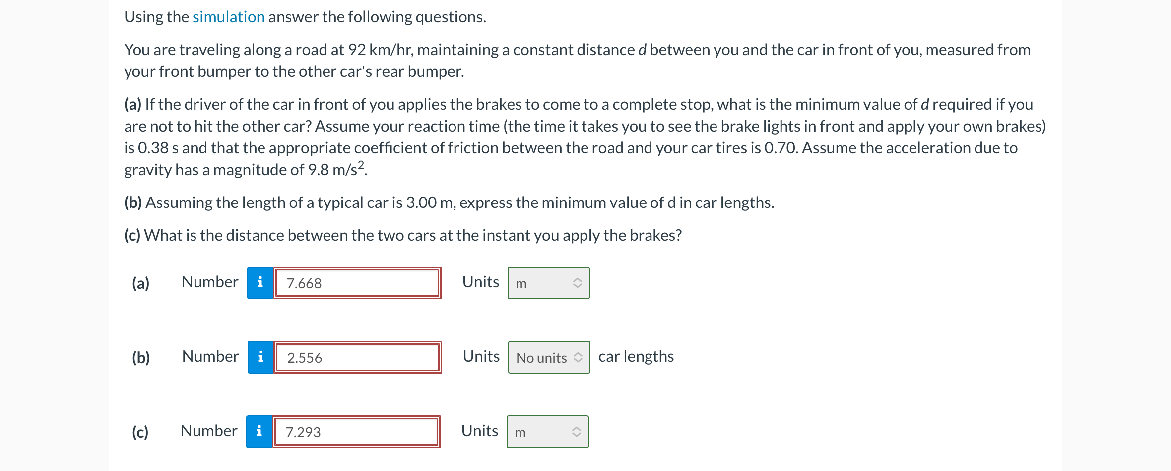 Solved Using the simulation answer the following | Chegg.com