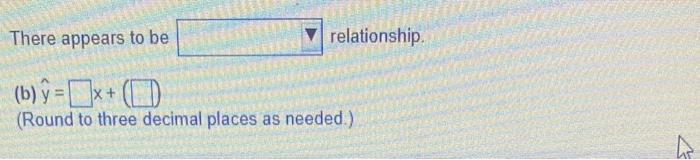 Solved A data set is given below. (a) Draw a scatter | Chegg.com