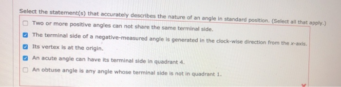 Solved Select the statement(s) that accurately describes the | Chegg.com