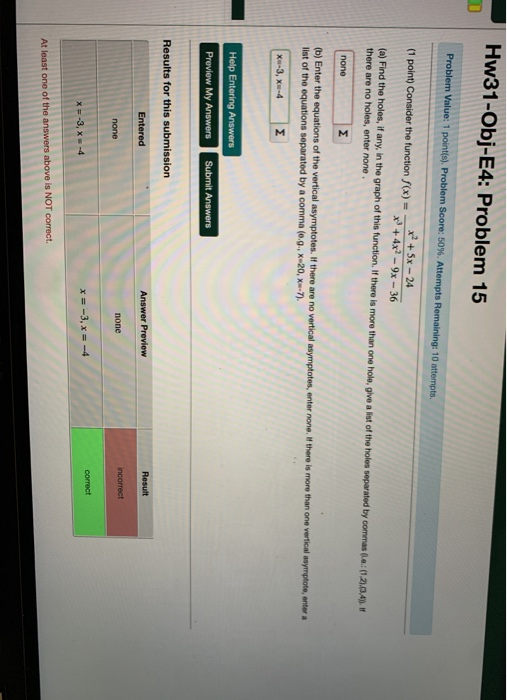 Solved Hw31-Obj-E4: Problem 15 Problem Value: 1 points. | Chegg.com