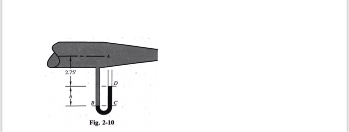 Solved In 0 n OL U LIU 3- Oil of specific gravity 0.75 flows | Chegg.com