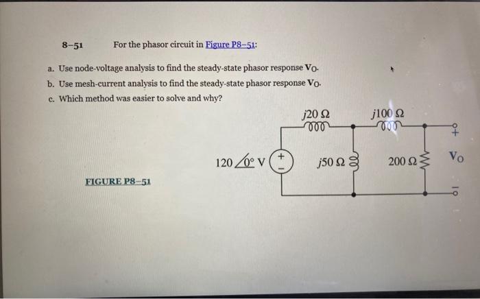 Solved a. Use node-voltage analysis to find the steady-state | Chegg.com