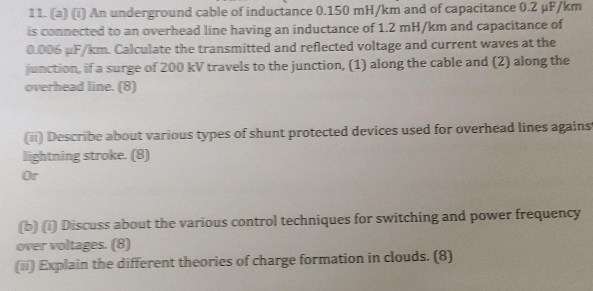 Solved 1. What is known as Isokeraunic Level? 2. A | Chegg.com