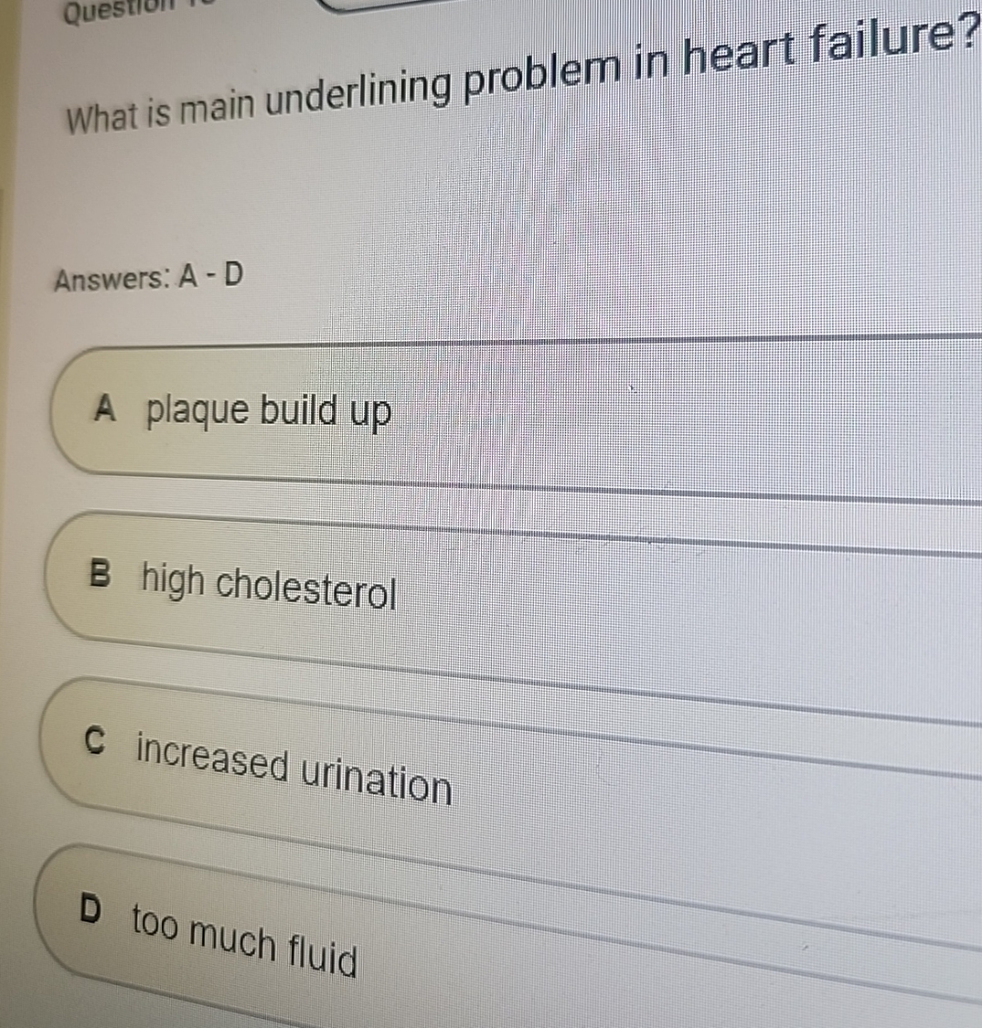 Solved What is main underlining problem in heart | Chegg.com
