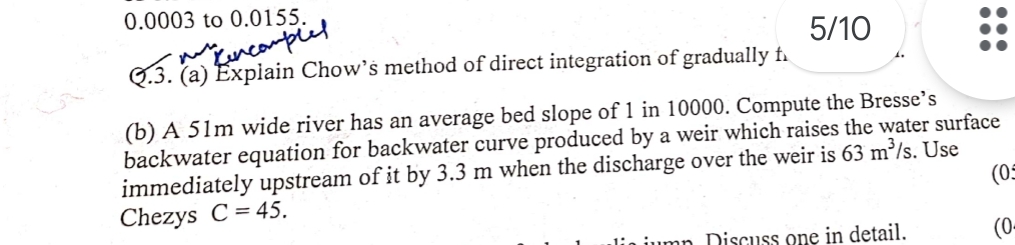 Solved (2.3. (a) Expiain Chow's method of direct | Chegg.com Solved (2.3. (a) Expiain Chow's method of direct | Chegg.com