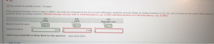 Solved Problem 8-05 (Part Level Submission) Some of the | Chegg.com