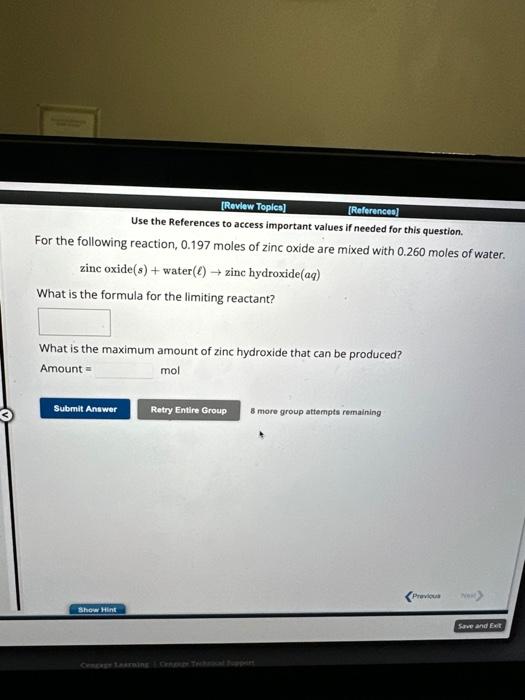 Solved Use the References to access important values if | Chegg.com