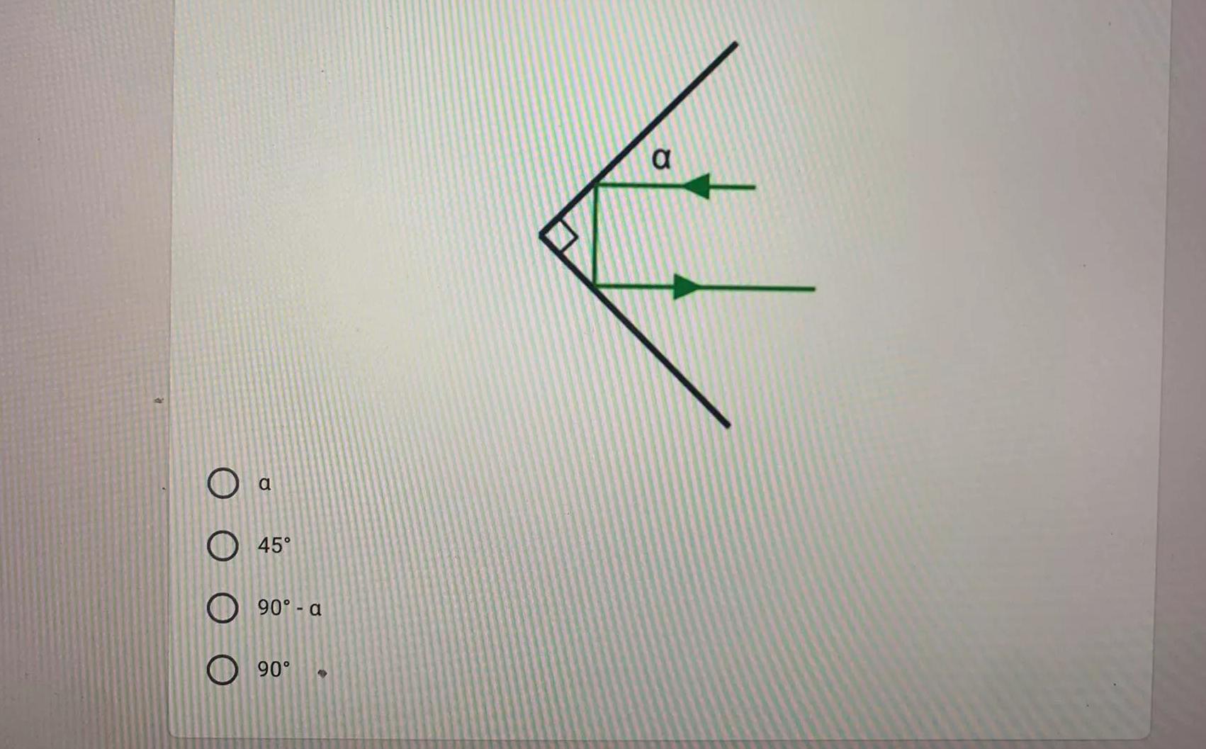 Solved A corner mirror is created when two flat mirrors are | Chegg.com