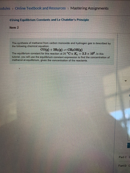 Solved odules Online Textbook and Resources » Mastering | Chegg.com