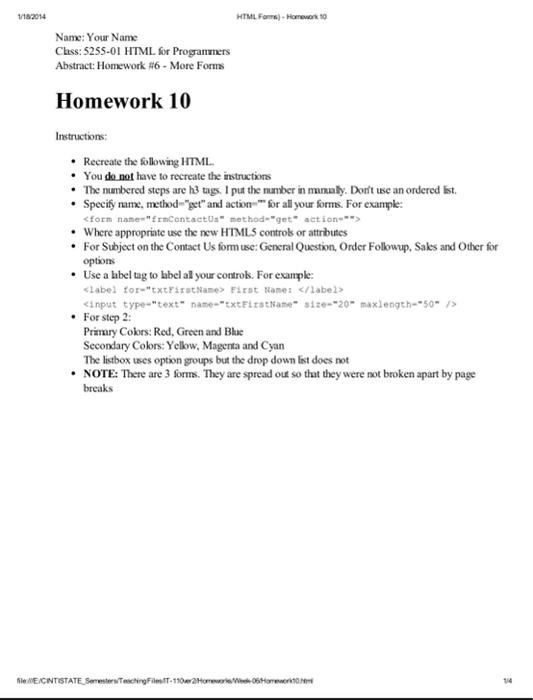Solved Instructions: - Recreate the following HTML. - You do | Chegg.com Solved Instructions: - Recreate the following HTML. - You do | Chegg.com