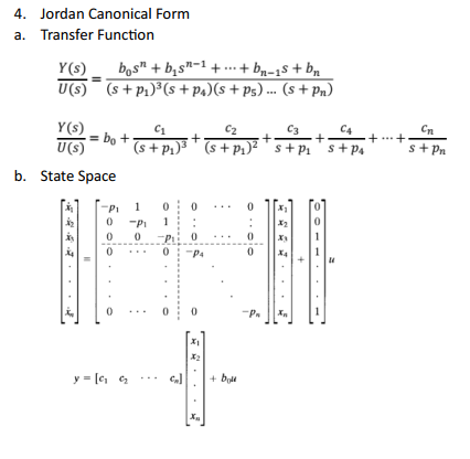 Solved How to derive mathematically Jordan Canonical Form | Chegg.com