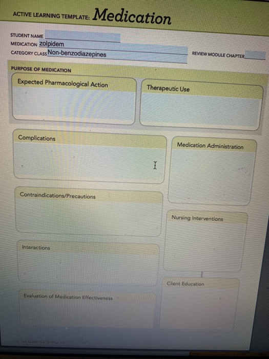 Solved ACTIVE LEARNING TEMPLATE: ACTIVE LEARNING TEMPLATE: | Chegg.com