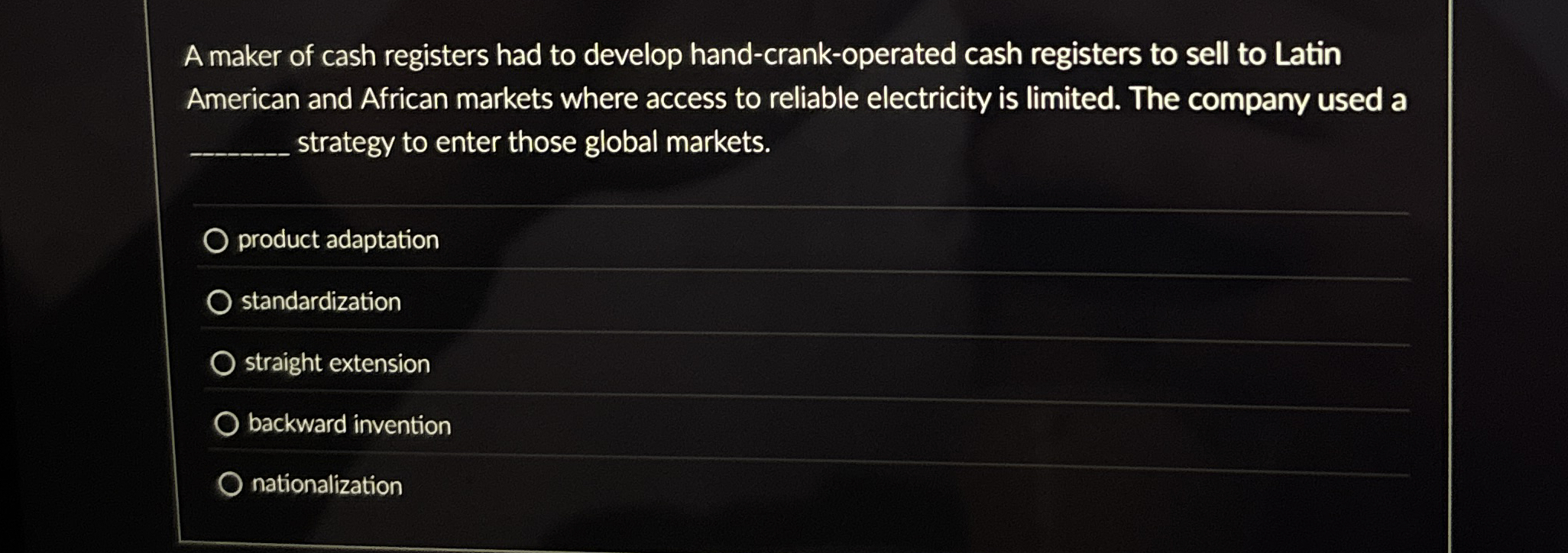 Solved A maker of cash registers had to develop | Chegg.com