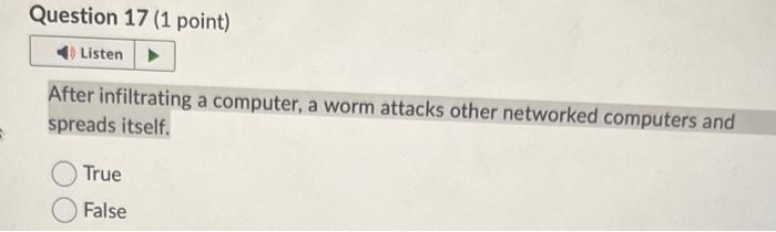 Solved To prevent eavesdropping we need encryption. True | Chegg.com