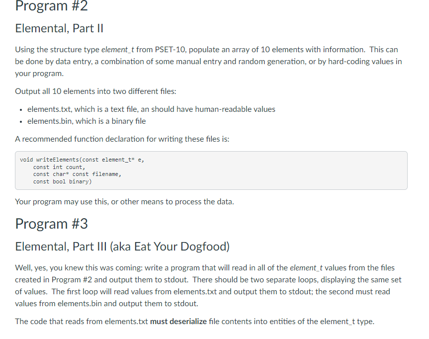 Solved Program #2 - ﻿PLEASE WRITE COMPLETELY IN CODE BY | Chegg.com