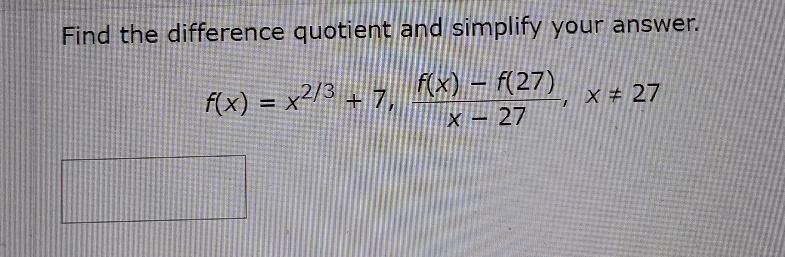 Solved Find the difference quotient and simplify your | Chegg.com