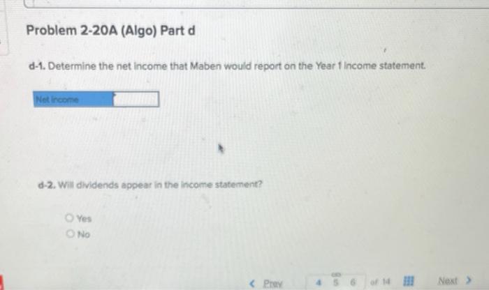 Solved Required information Problem 2-20A (Algo) Showing how | Chegg.com