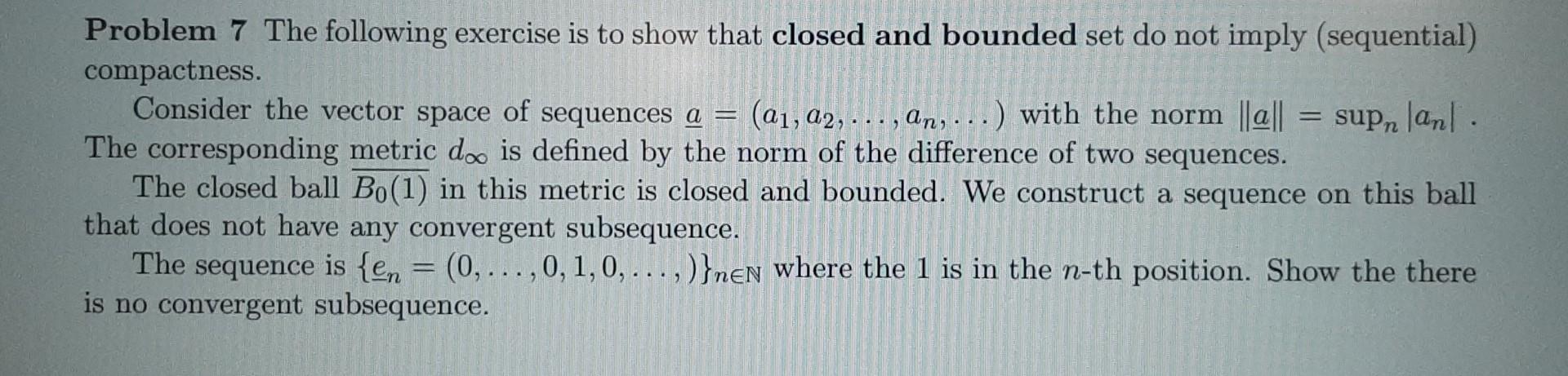 Solved Advanced Real Analysis question. Please give more | Chegg.com