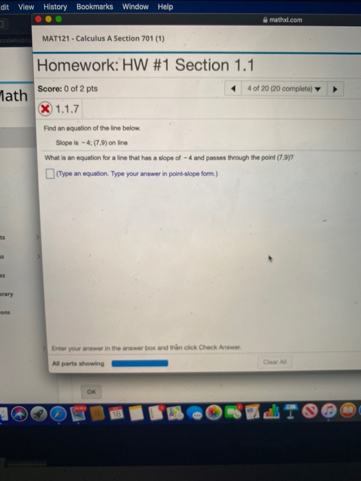 Solved dit View History Bookmarks Window Help mathxl.com | Chegg.com