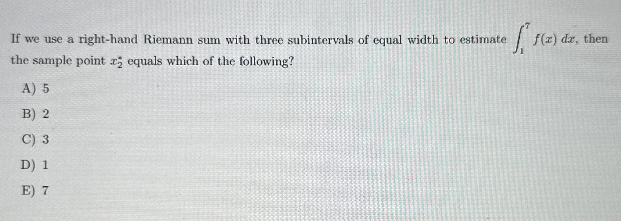 Solved If we use a right-hand Riemann sum with three | Chegg.com