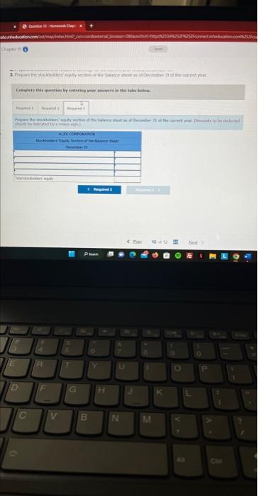 Solved Alex Corporation reports the following components of | Chegg.com