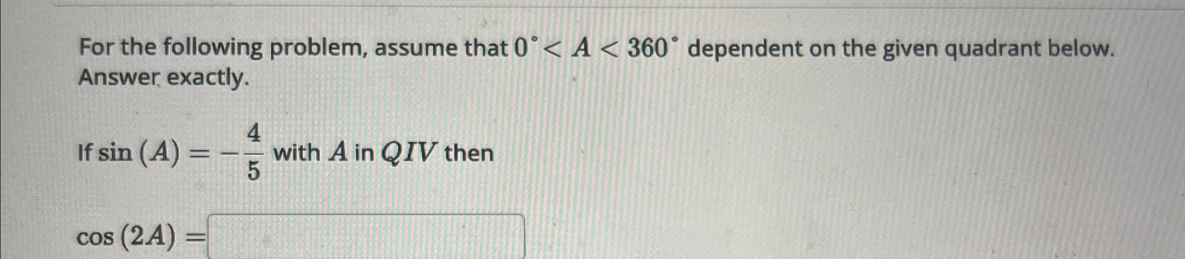Solved For the following problem, assume that | Chegg.com